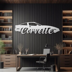 C4 Corvette Design Dxf Svg Eps Ai Pdf Png Files - Digital Download ...