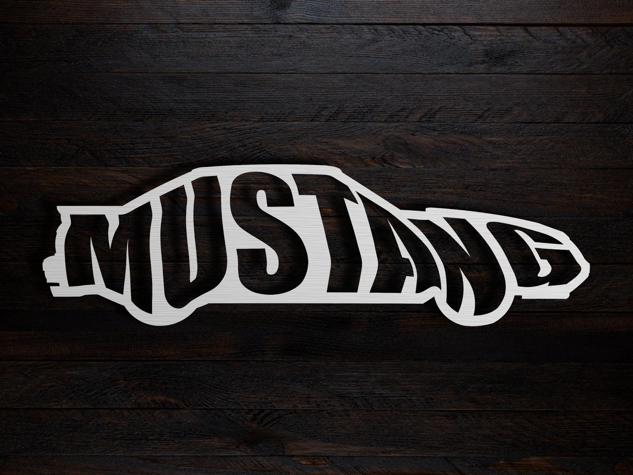 Fox Body Mustang Ford Dxf Svg Eps Ai Pdf Files - Digital Download ...