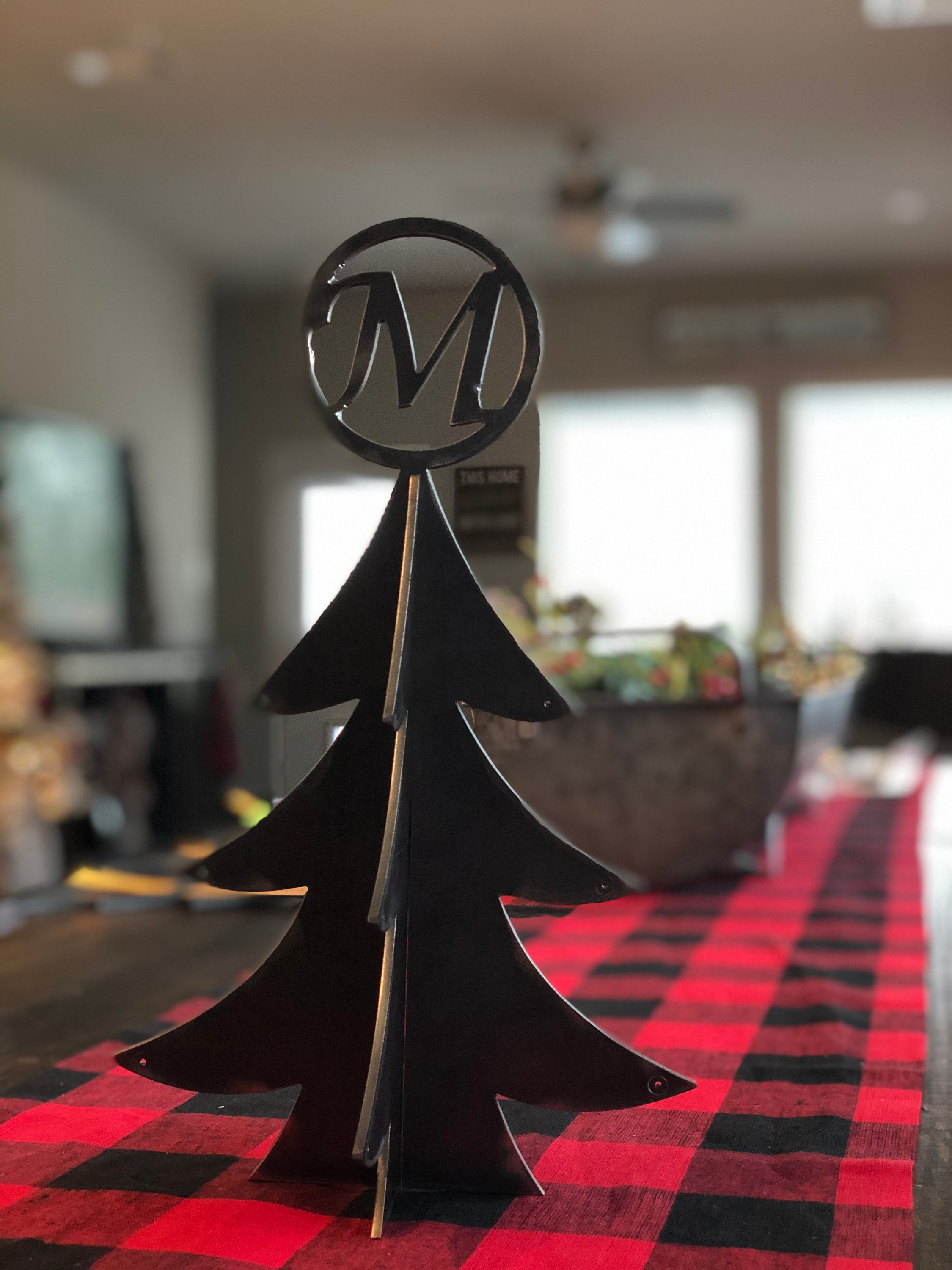 Personalized Christmas Trees Modular DXF and SVG Files Full - Etsy