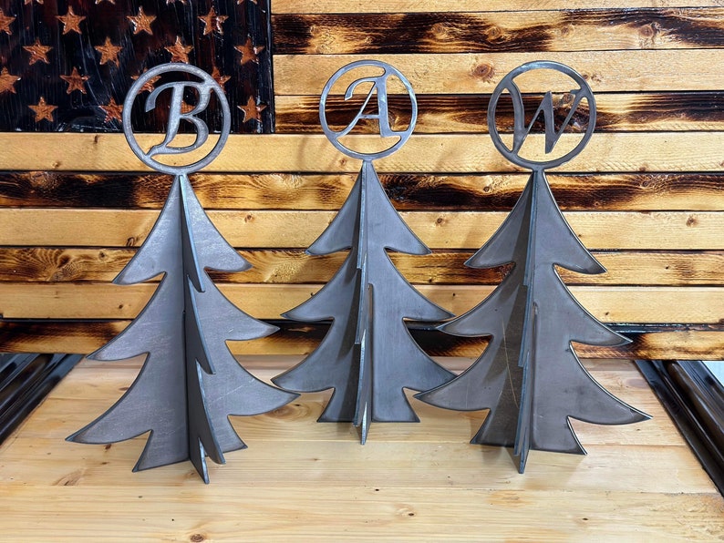 Personalized Christmas Trees Modular DXF and SVG Files Full - Etsy