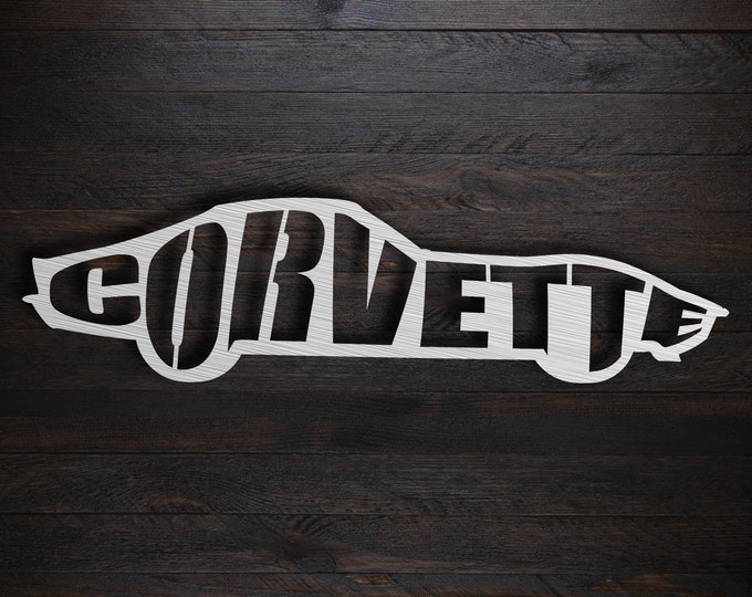 CORVETTE LOGO Dxf Svg for Plasma Cut - Etsy Canada