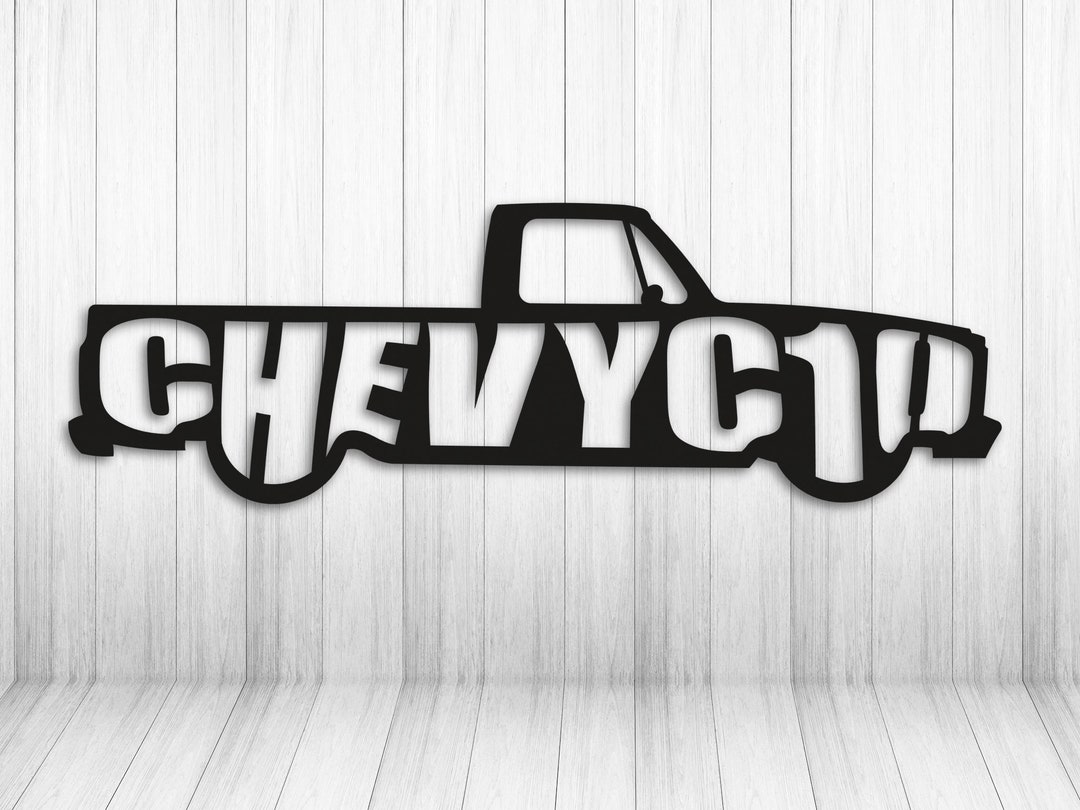 Square Body C10 Chevy Dxf Svg Eps Ai Pdf Png Files - Digital Download ...