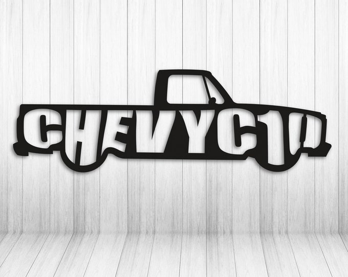 Chevy Squarebody Truck, Chevy C10, Digital File 4 Pack 3, Christmas ...