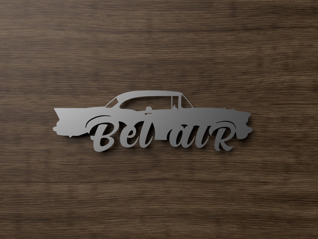 Chevy Chevrolet Bel Air DXF and SVG Files - Digital Download - Plasma ...