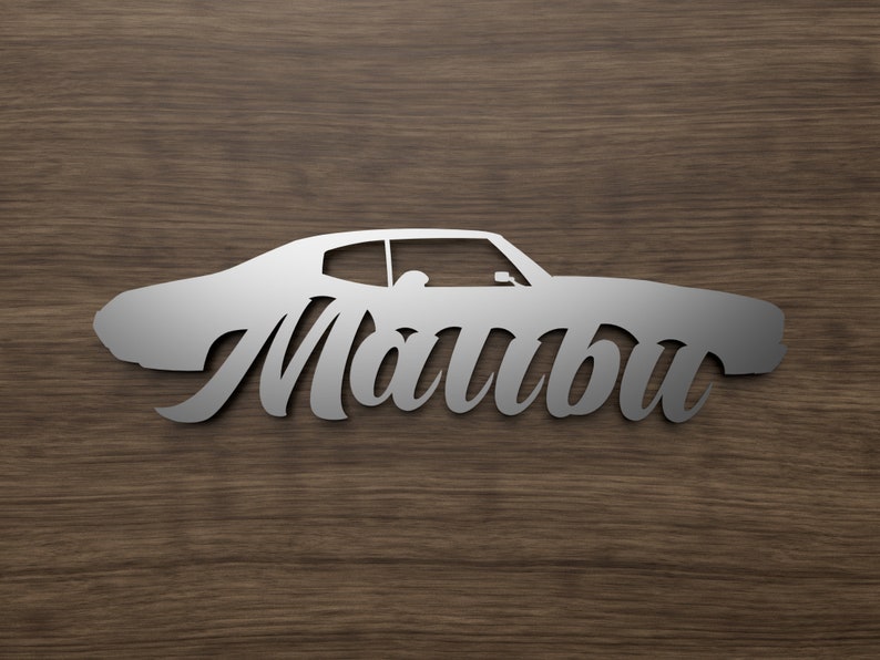 Chevy Malibu 1972 DXF and SVG Files Digital Download - Etsy