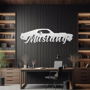 Mustang Fastback Design Dxf Svg Eps Ai Pdf Png Files - Digital Download ...
