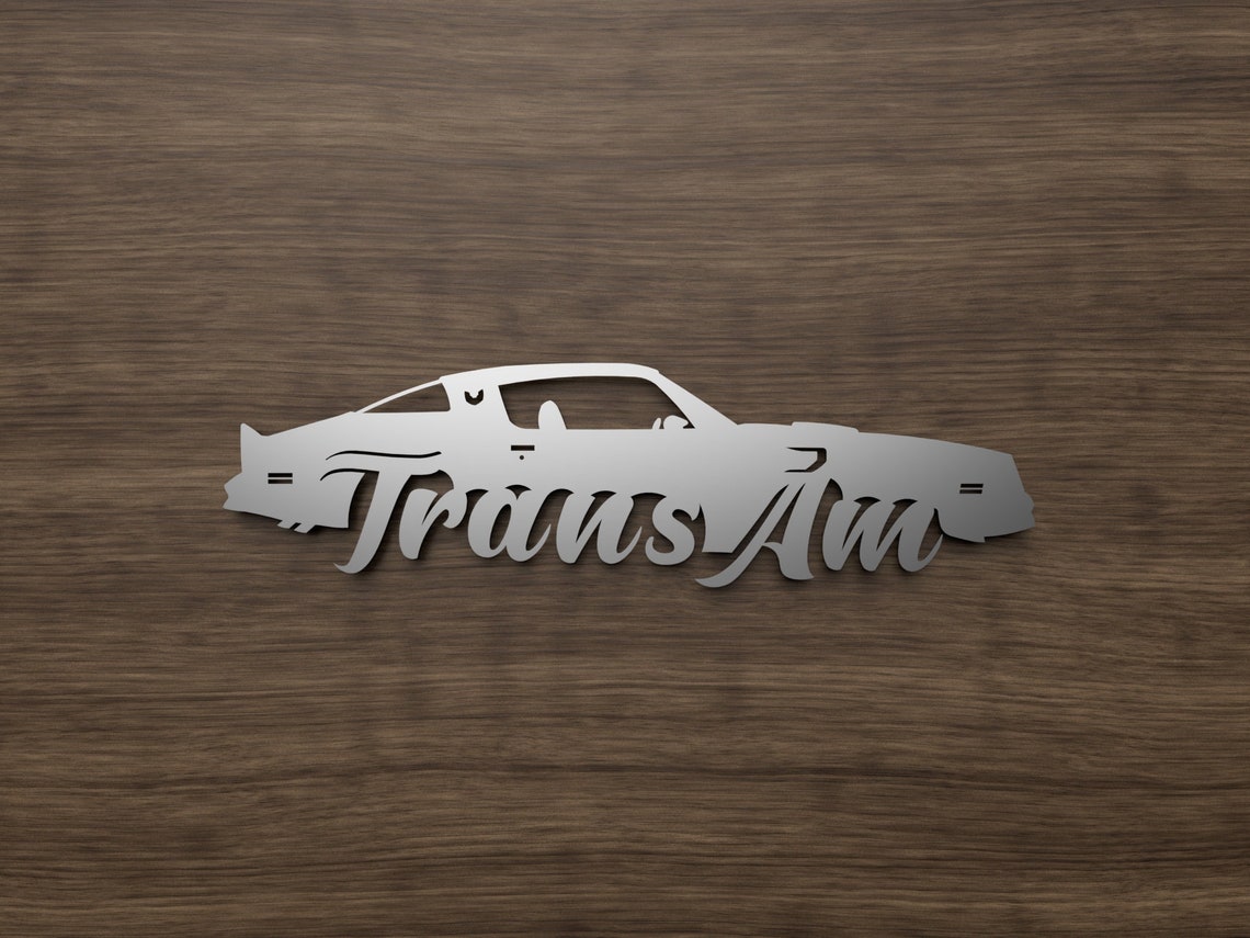Pontiac Trans Am DXF and SVG Files - Digital Download - Plasma or Laser ...