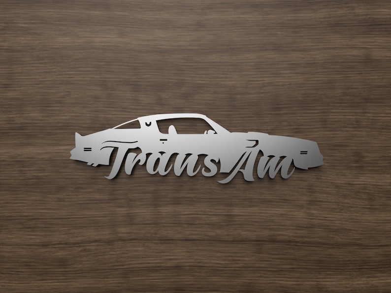 Pontiac Trans Am DXF and SVG Files - Digital Download - Plasma or Laser ...