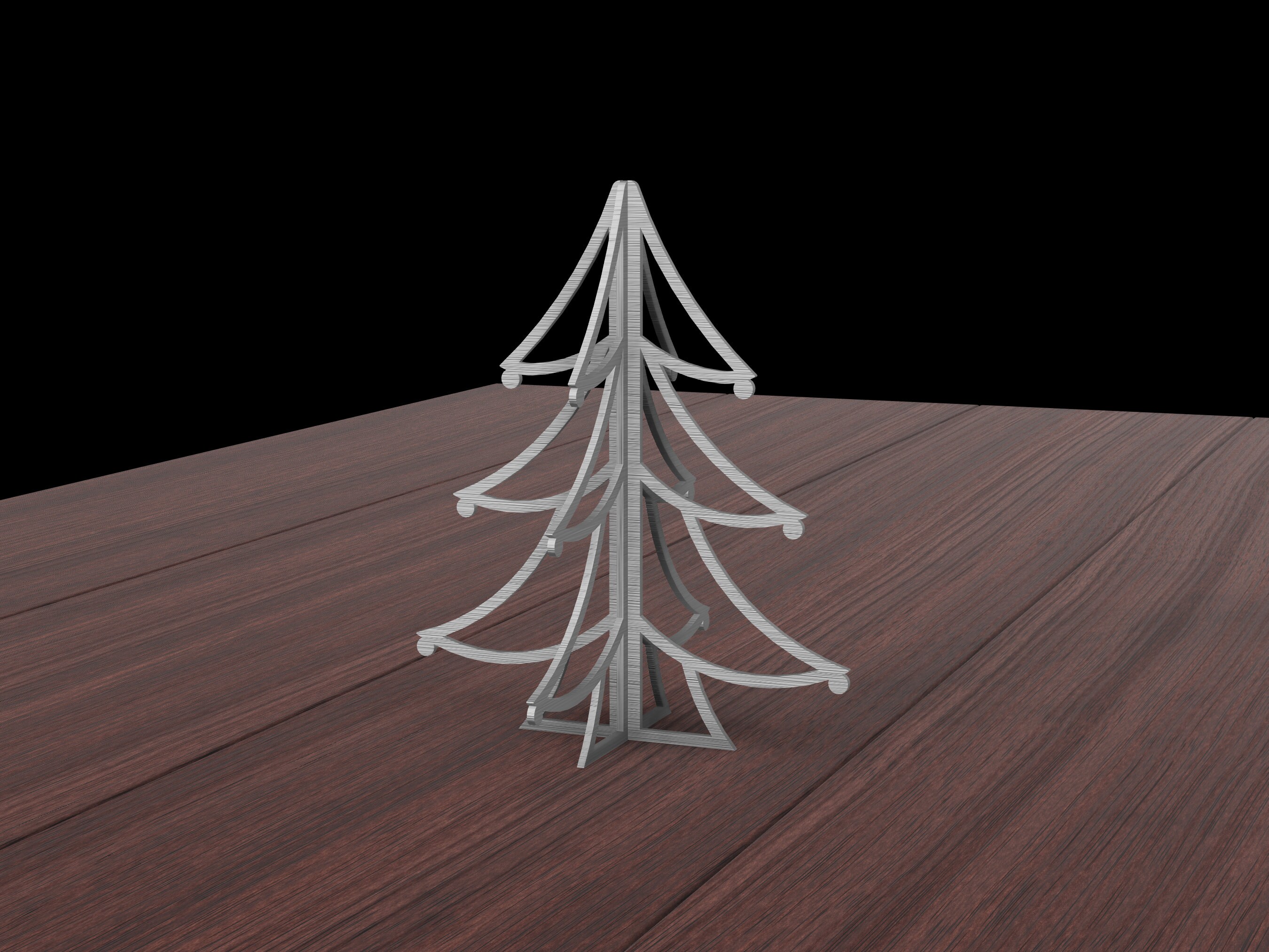 Modular Christmas Trees Bundle - Dxf Svg Eps Ai Pdf Png Files - Digital ...