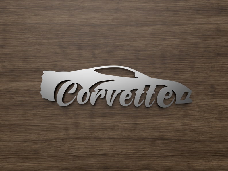 Corvette Stingray DXF and SVG Files Digital Download Plasma or Laser ...