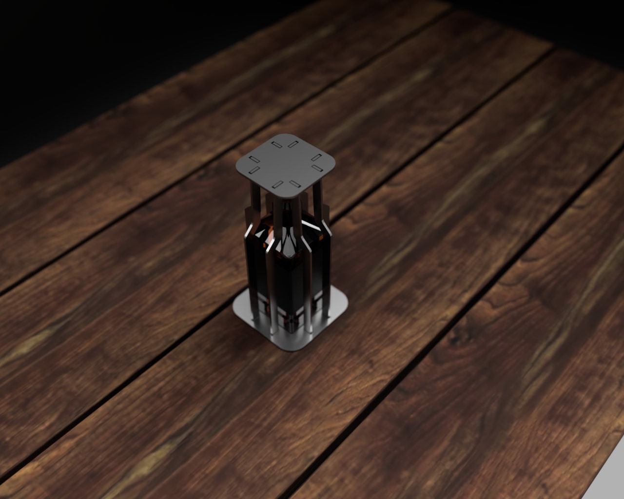 Whiskey Bottle Cage DXF and SVG Files Plasma or Laser CNC - Etsy