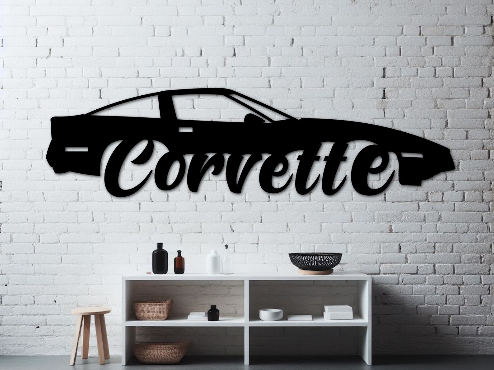 C4 Corvette Design Dxf Svg Eps Ai Pdf Png Files - Digital Download ...