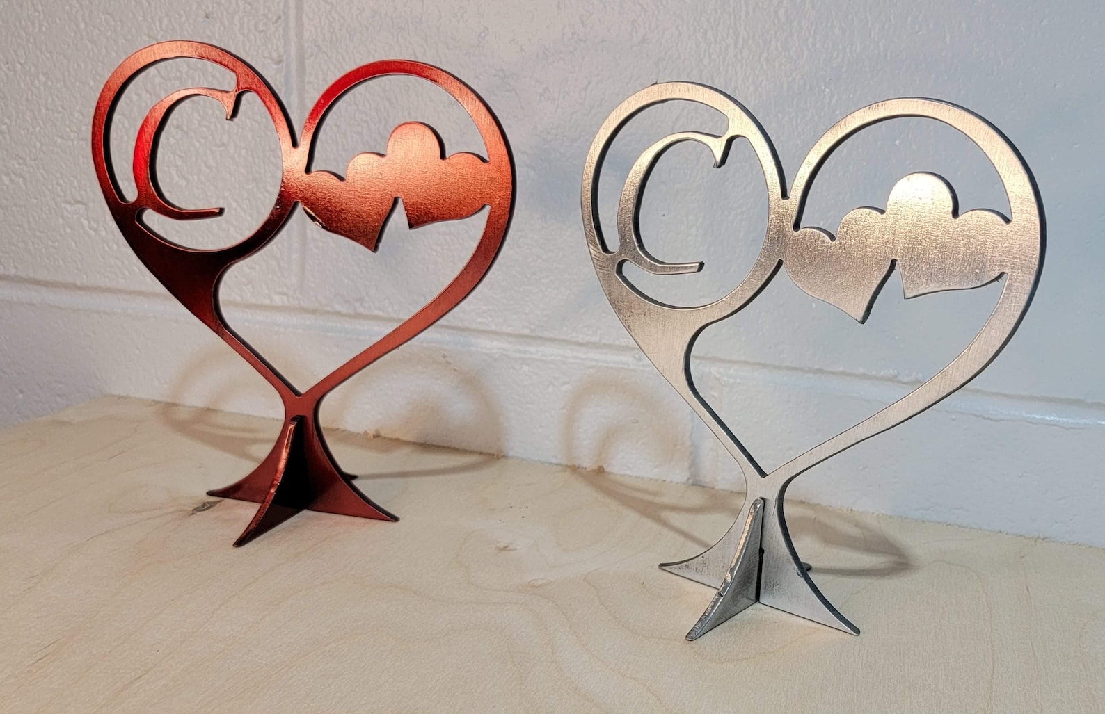 Monogram Hearts Modular DXF and SVG Files Full Alphabet - Etsy