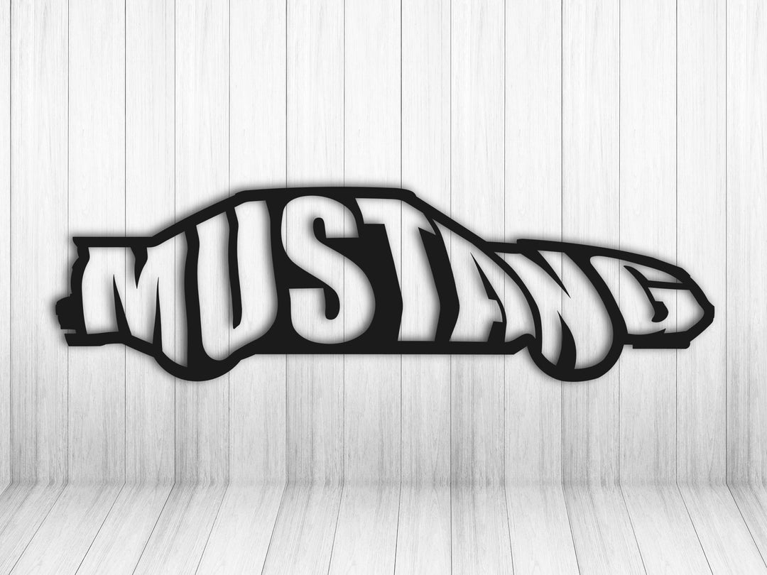 Fox Body Mustang Ford Dxf Svg Eps Ai Pdf Files - Digital Download ...