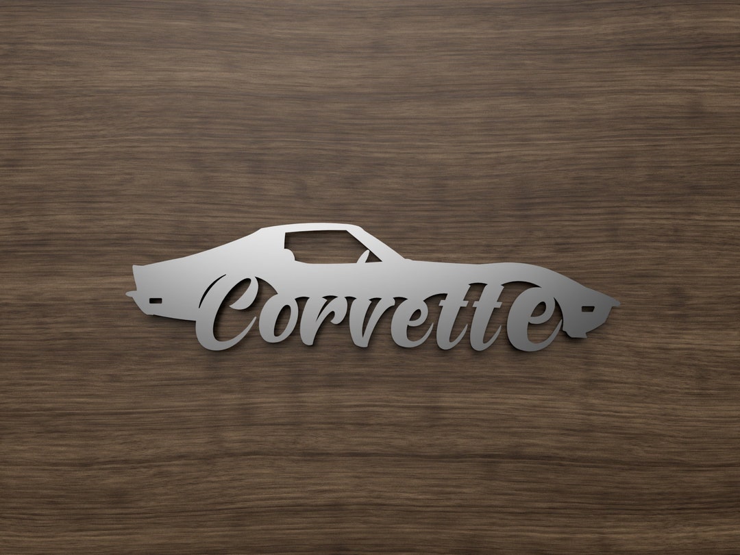 Chevy Chevrolet Corvette DXF and SVG Files - Digital Download - Plasma ...