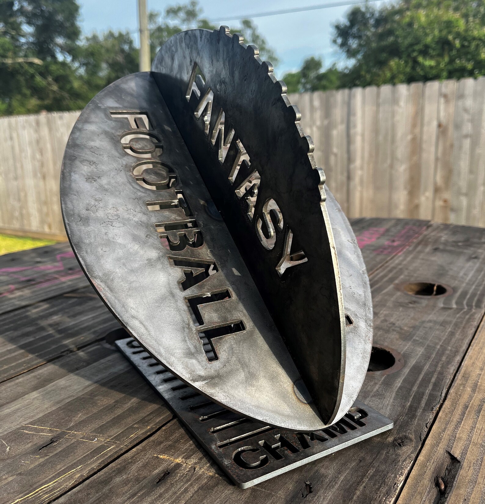 Fantasy Football Trophy DXF File - Plasma or Laser CNC Cut File(s ...