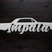 64 Impala Dxf Svg Eps Ai Pdf Png Files - Digital Download - Plasma ...