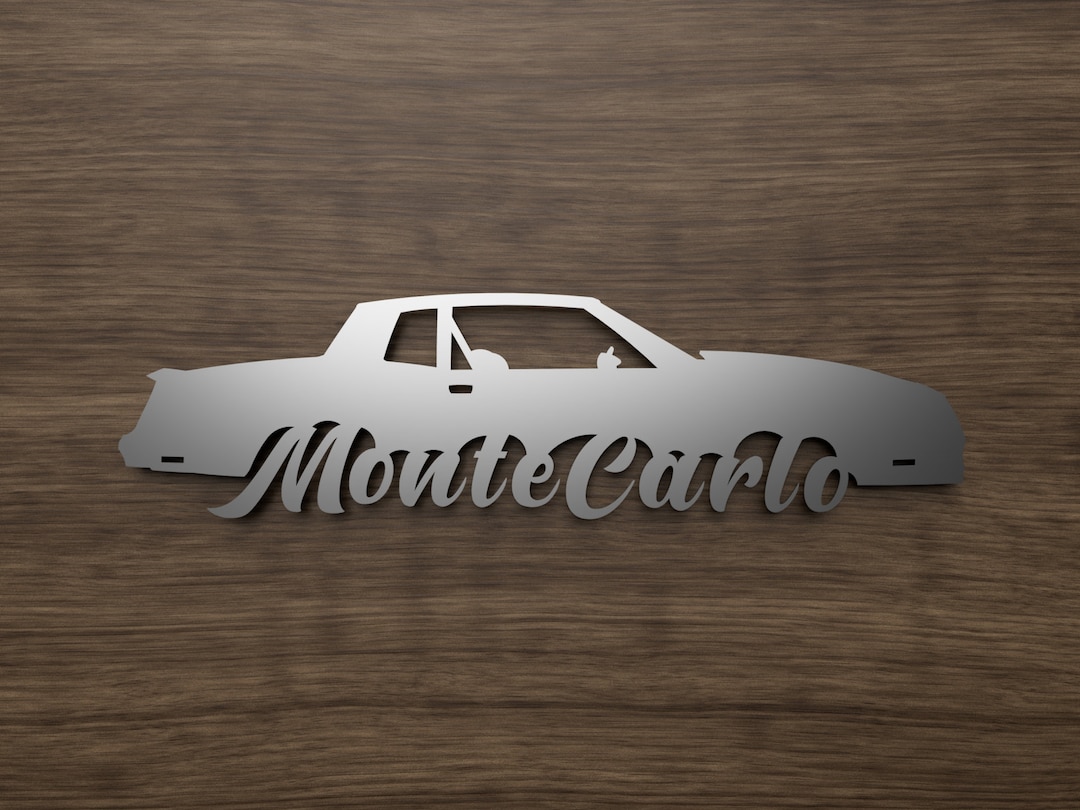 Chevy Monte Carlo DXF and SVG Files - Digital Download - Plasma or ...