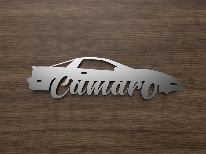 Chevy Camaro 4th Gen DXF and SVG Files - Digital Download - Plasma or ...