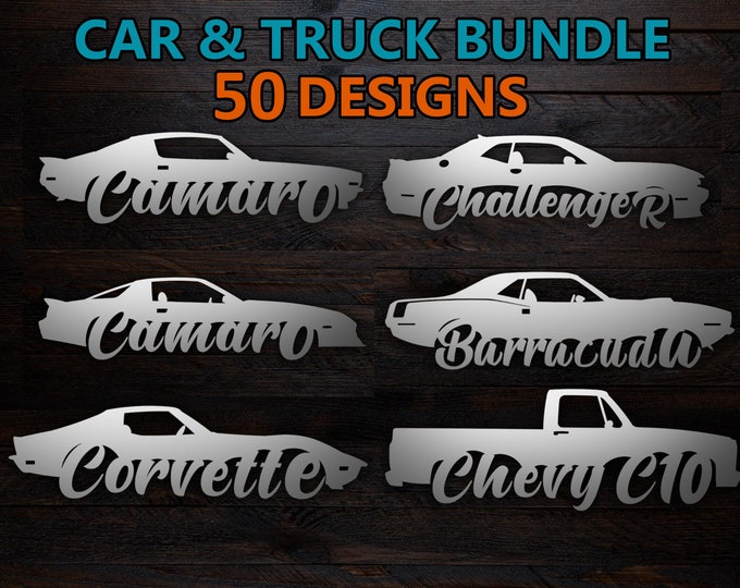 Chevy C6 Corvette DXF and SVG Files - Digital Download - Plasma or ...