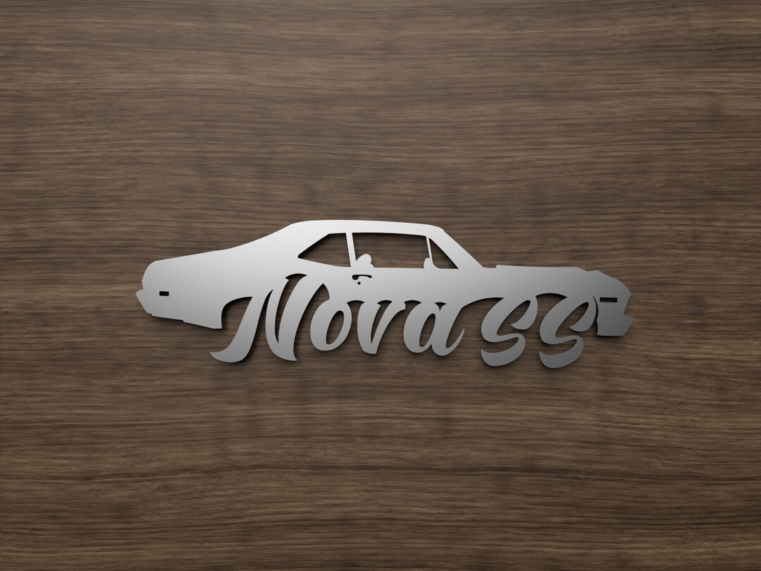 Chevy Chevrolet Nova SS DXF and SVG Files - Digital Download - Plasma ...