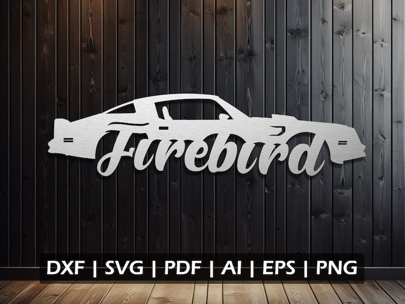 Firebird Design Dxf Svg Eps Ai Pdf Png Files - Digital Download ...