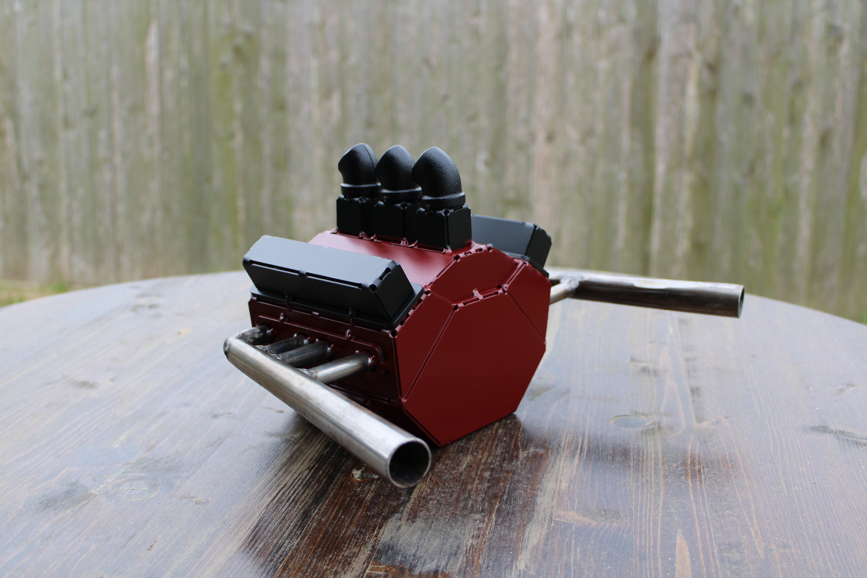 1/4 Scale Small Block Chevy Engine Replica Model DXF Plasma - Etsy