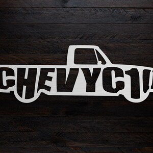 Square Body C10 Chevy Dxf Svg Eps Ai Pdf Png Files - Digital Download ...