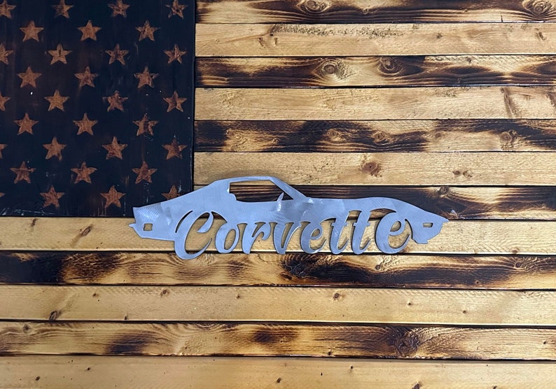 Chevy Chevrolet Corvette DXF and SVG Files Digital Download - Etsy