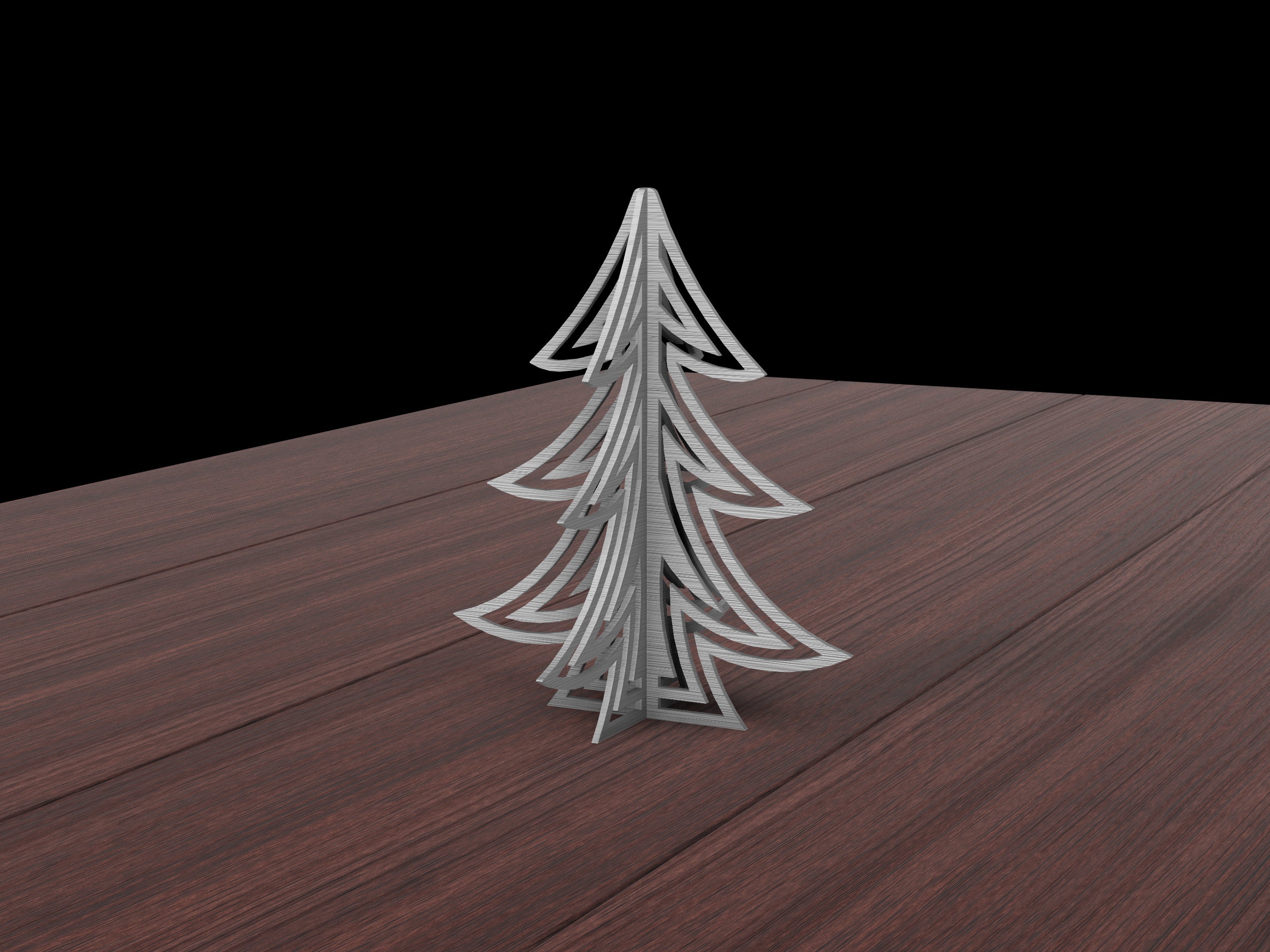 Modular Christmas Trees Bundle - Dxf Svg Eps Ai Pdf Png Files - Digital ...