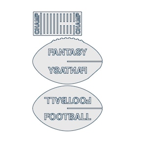 Fantasy Football Trophy DXF File - Plasma or Laser CNC Cut File(s ...