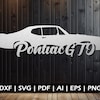 Pontiac GTO 1967 Angled View Vector Cut File - Etsy Canada
