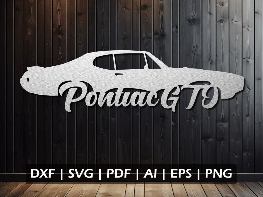 GTO Design Dxf Svg Eps Ai Pdf Png Files - Digital Download - Plasma ...
