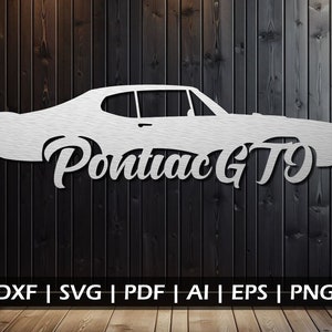 GTO Design Dxf Svg Eps Ai Pdf Png Files - Digital Download - Plasma ...