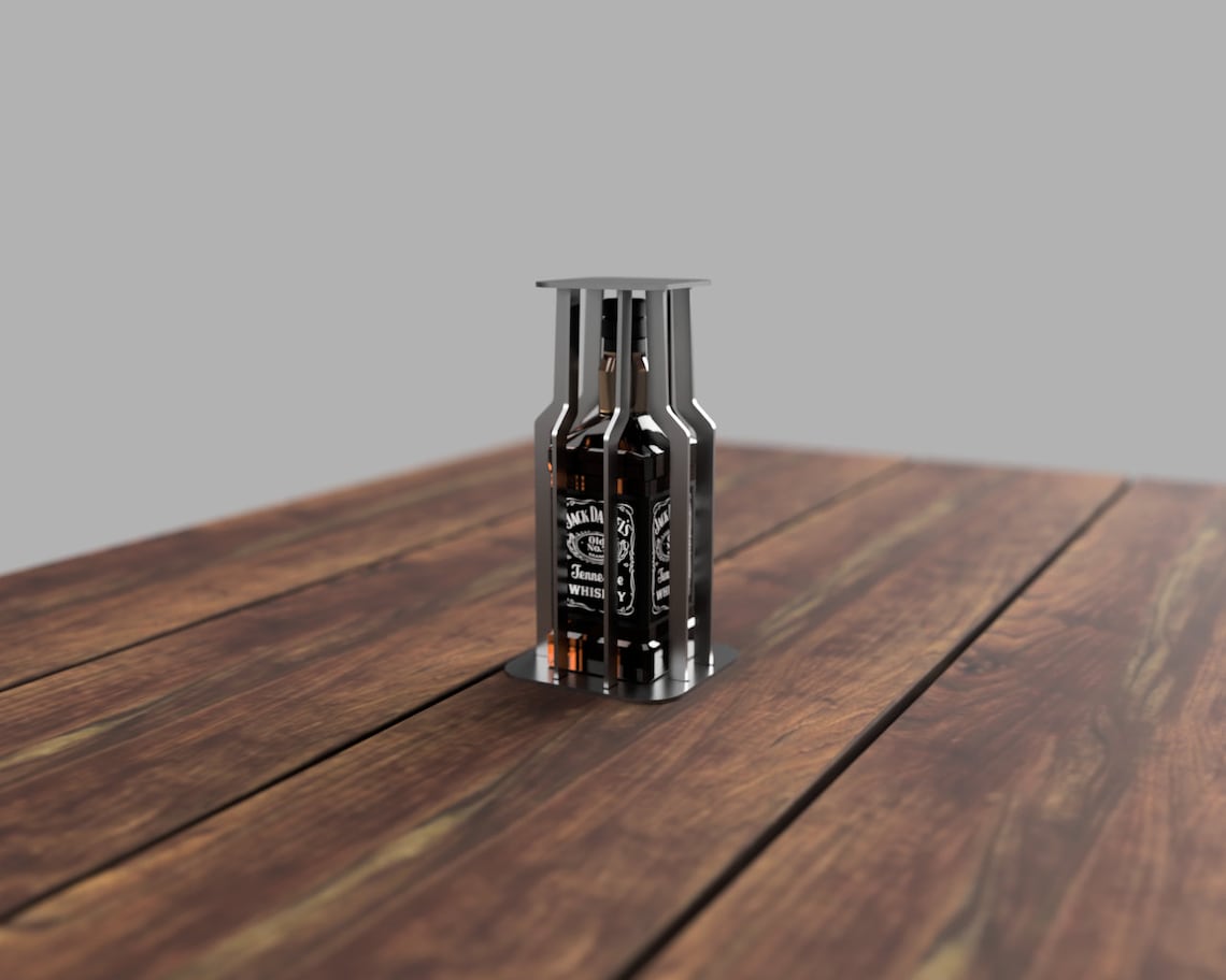 Whiskey Bottle Cage DXF and SVG Files Plasma or Laser CNC - Etsy