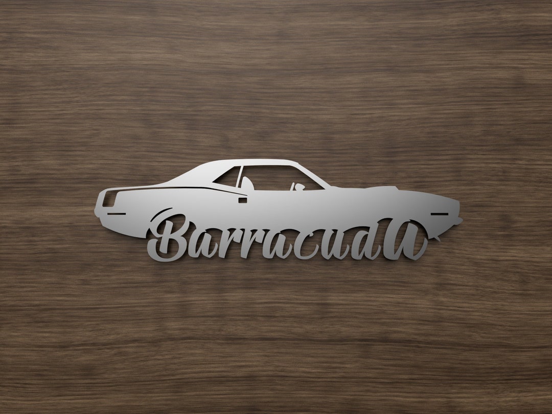 Plymouth Cuda Barracuda DXF and SVG Files - Digital Download - Plasma ...