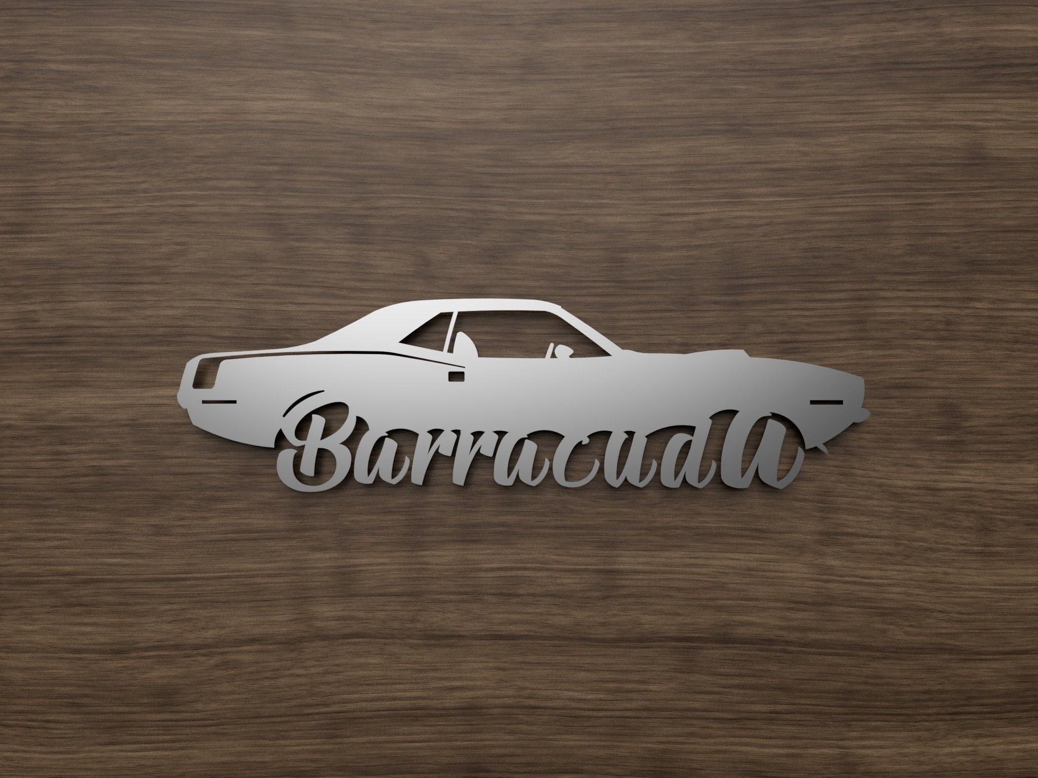 Plymouth Cuda Barracuda DXF and SVG Files - Digital Download - Plasma ...