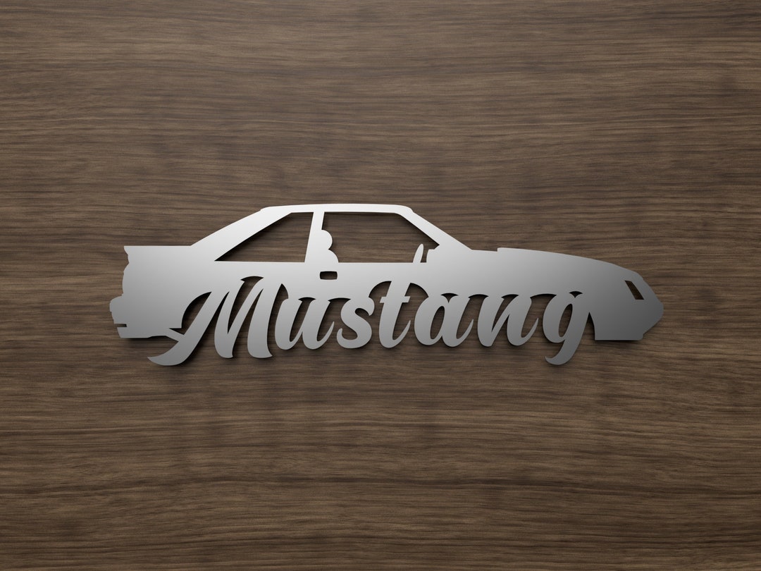 Fox Body Mustang Ford 3rd Gen DXF and SVG Files - Digital Download ...