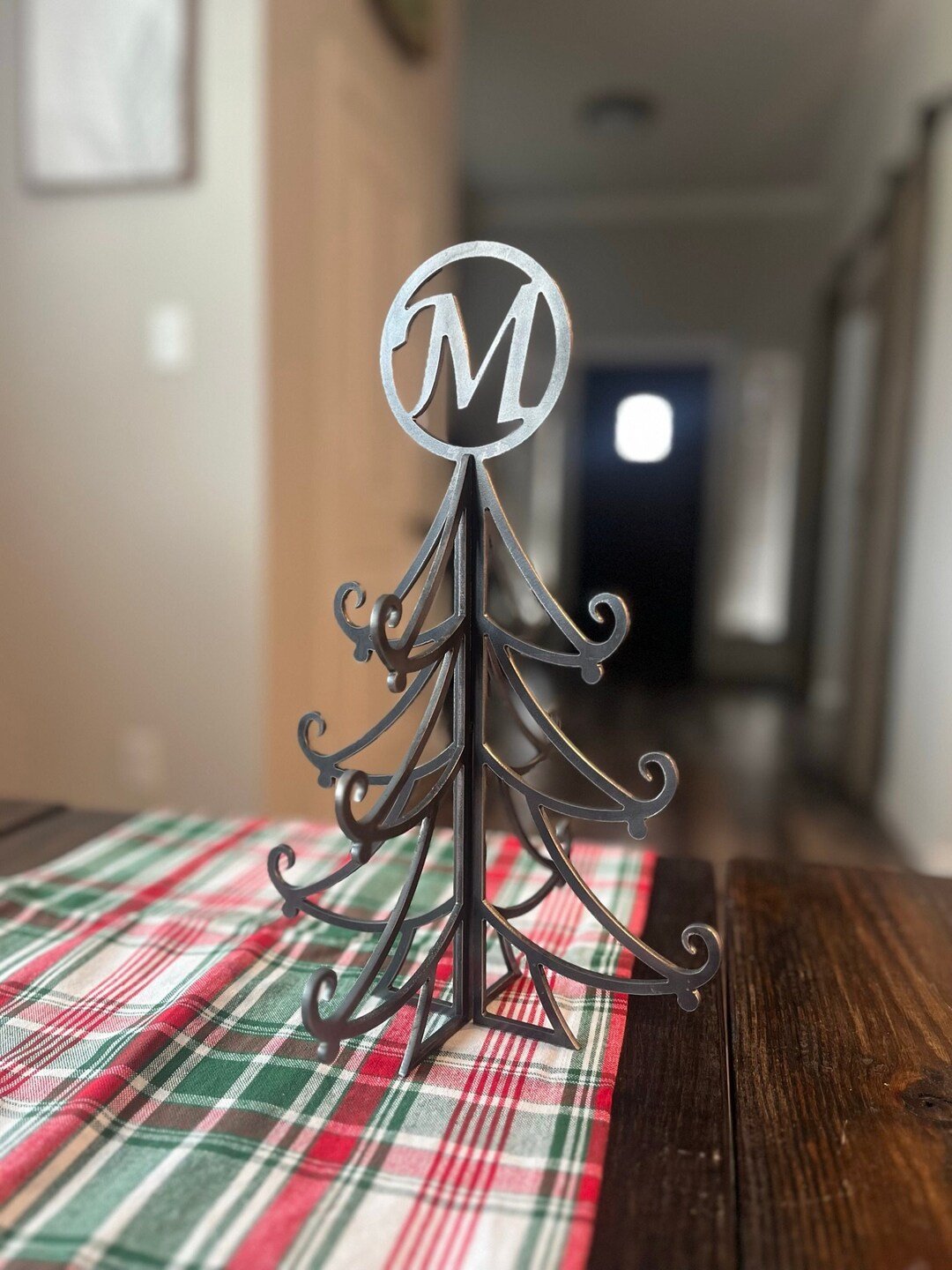 Personalized Christmas Trees Modular DXF and SVG Files - Full Alphabet ...