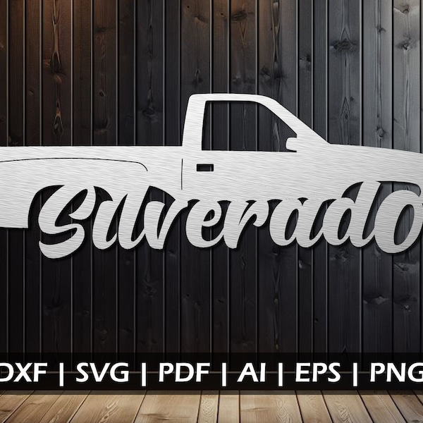 Chevy Silverado Svg - Etsy