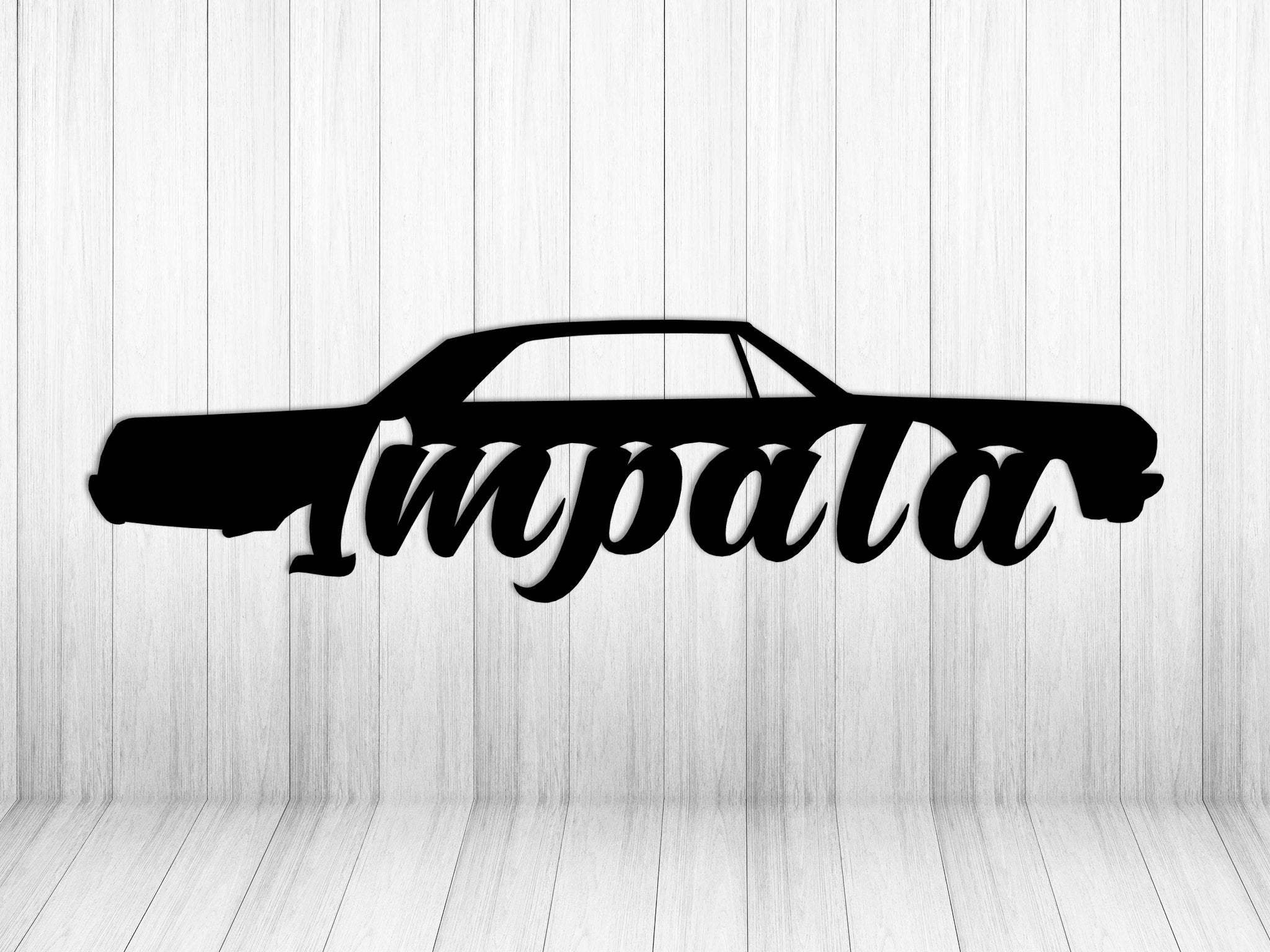 64 Impala Dxf Svg Eps Ai Pdf Png Files - Digital Download - Plasma ...