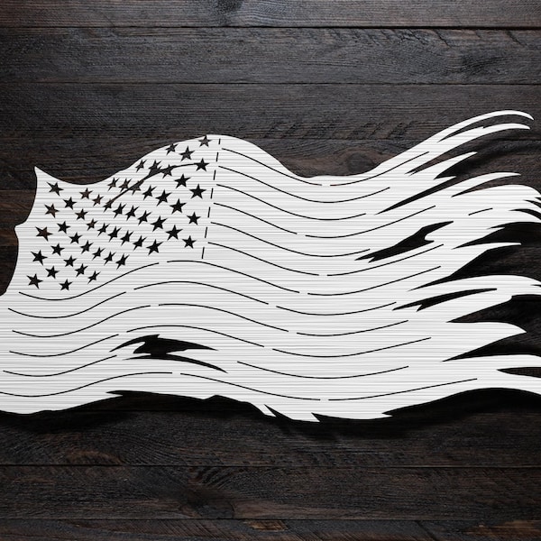 Tattered Flag Cnc Plasma - Etsy