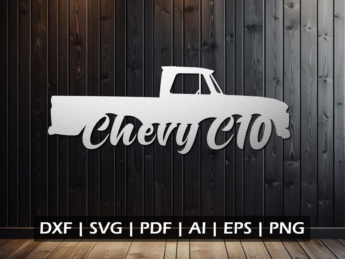 65 Chevy C10 Design Files – CNC Plasma Laser Cut, SVG DXF (digital ...