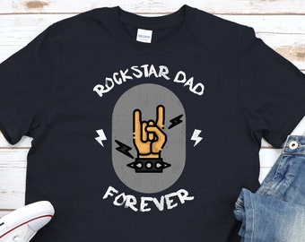 Rockstar Dad Shirt - Etsy