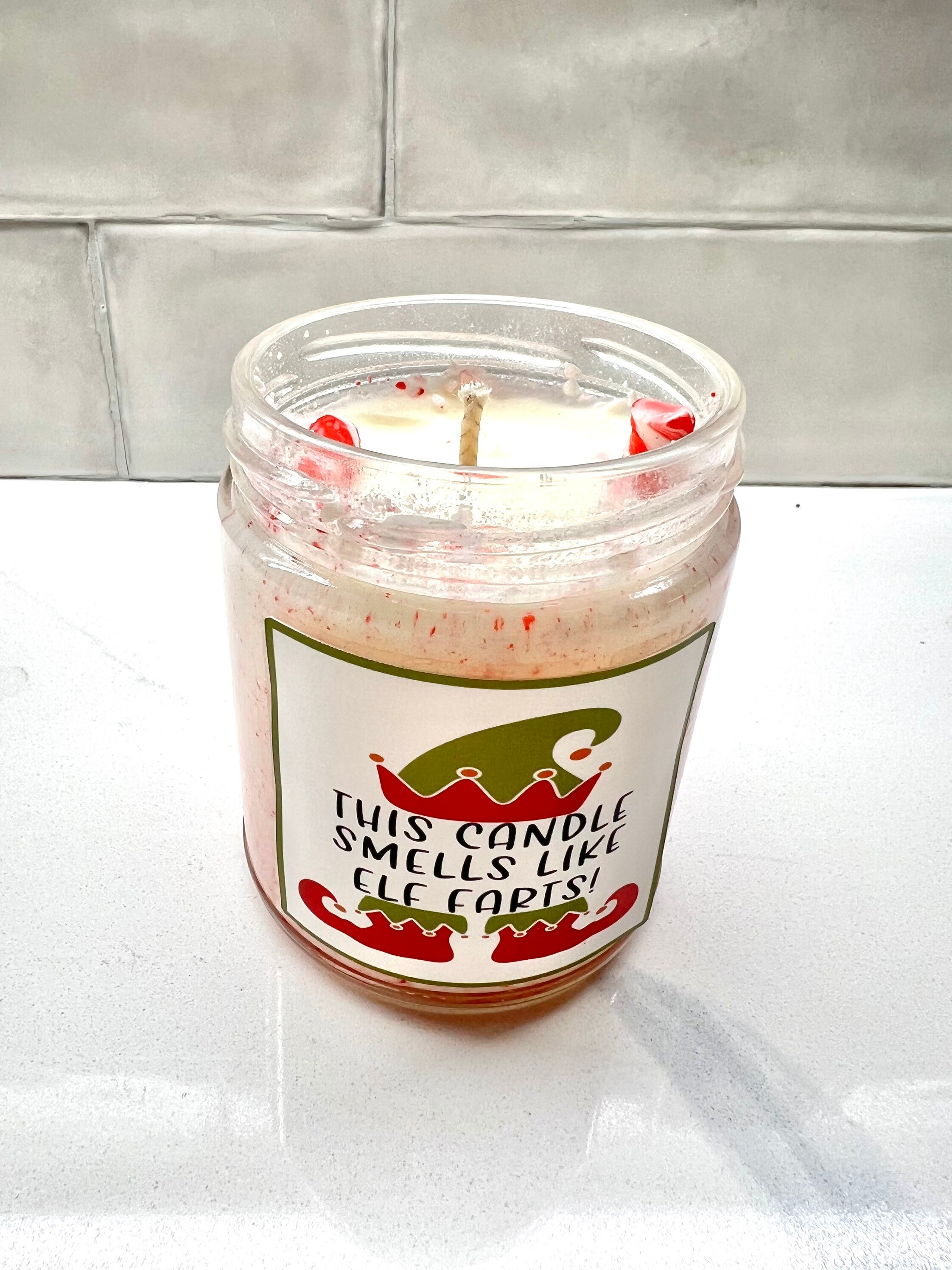 This Candle Smells Like Elf Farts Square Soy Christmas Candle - Etsy