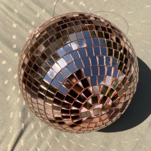 Rose Gold Disco Ball - Etsy