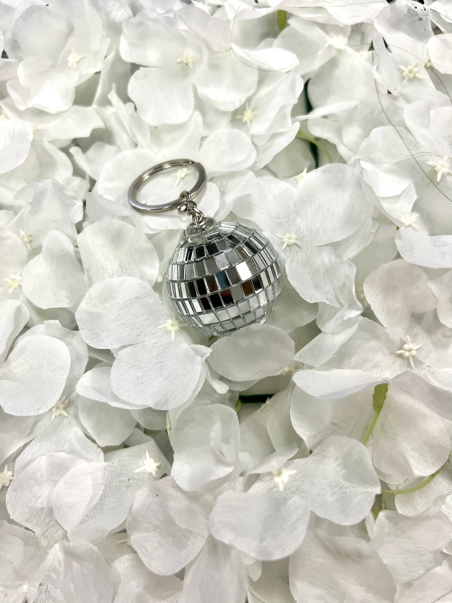 Disco Ball Key Chain 1.5 Inch Mirror Ball Car Decor Car Party - Etsy