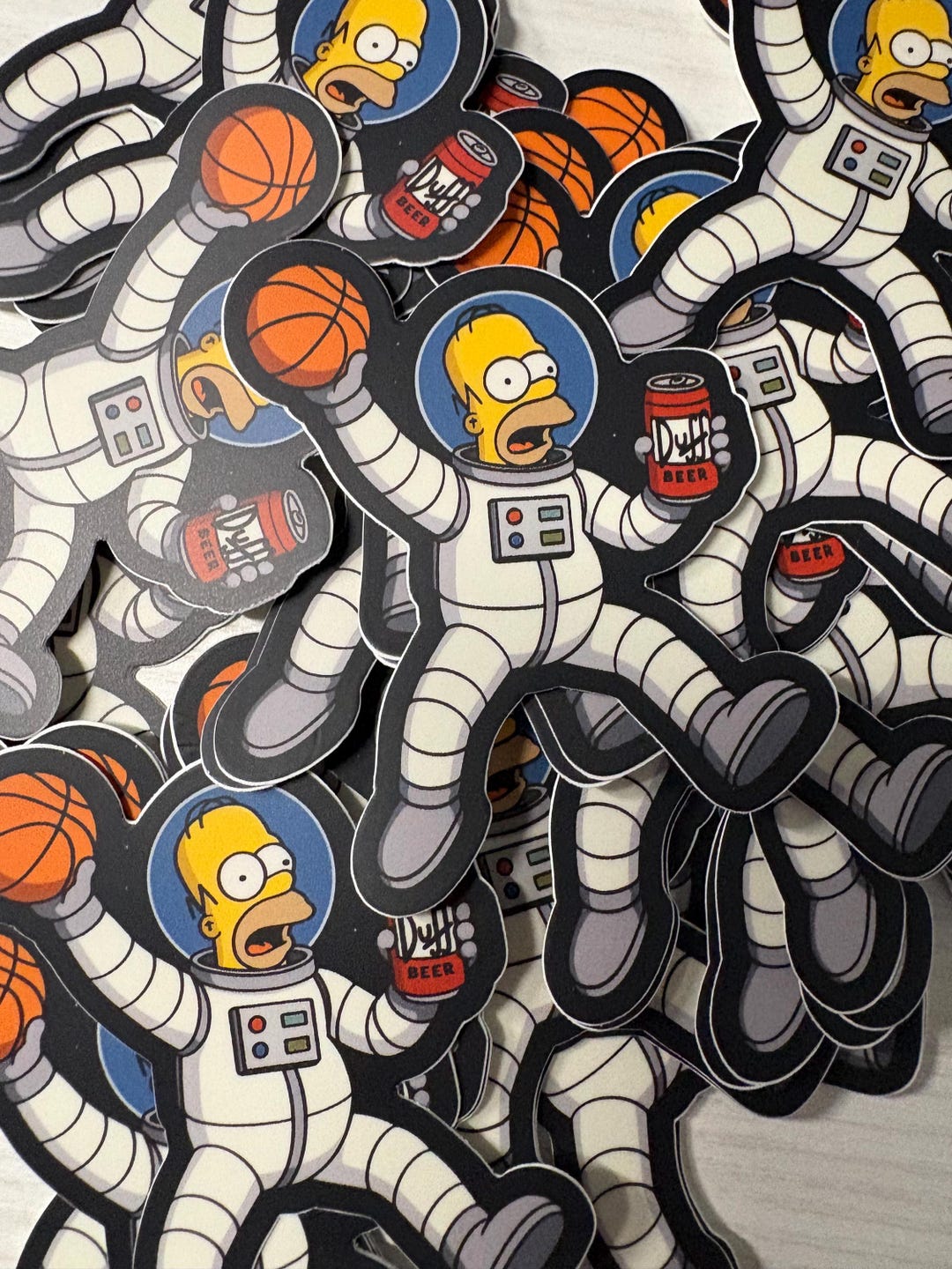 Space Jam Dunking Homer Simpson - Etsy