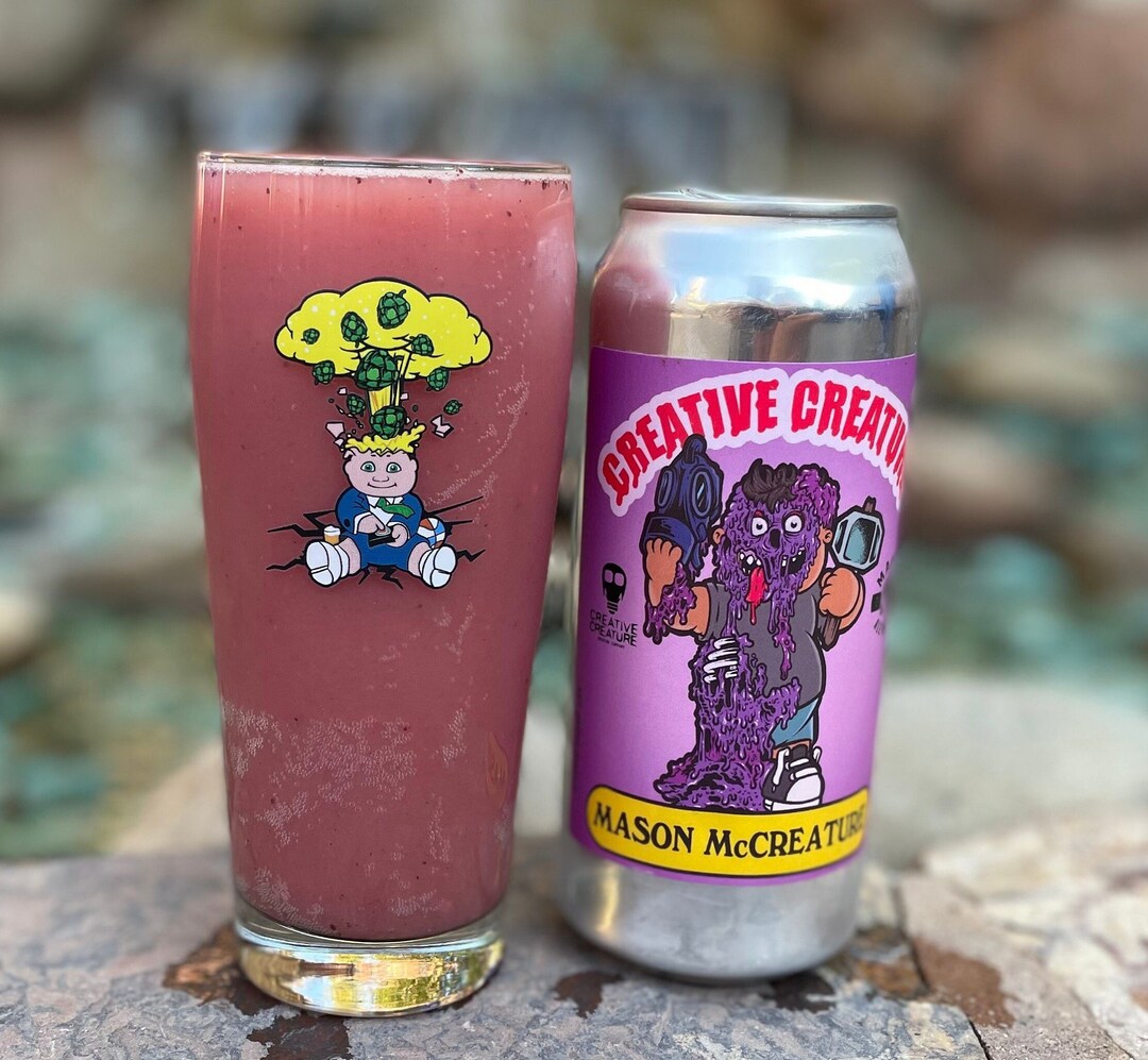 Adam hop Bomb Craft Beer Glass 16 Oz - Etsy