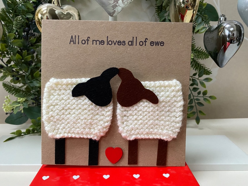 Handmade Sheep Anniversary, Engagement, Valentines or Just Because Love ...